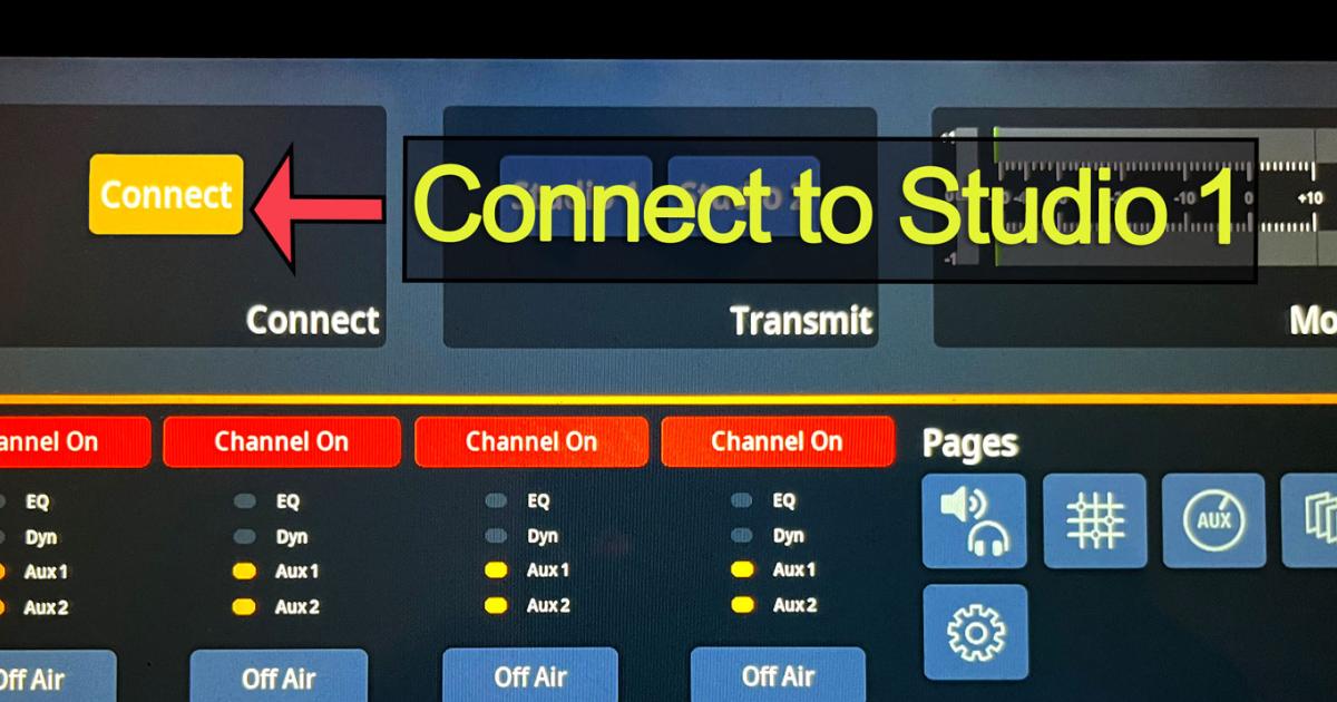 Connected studios: Control room tools