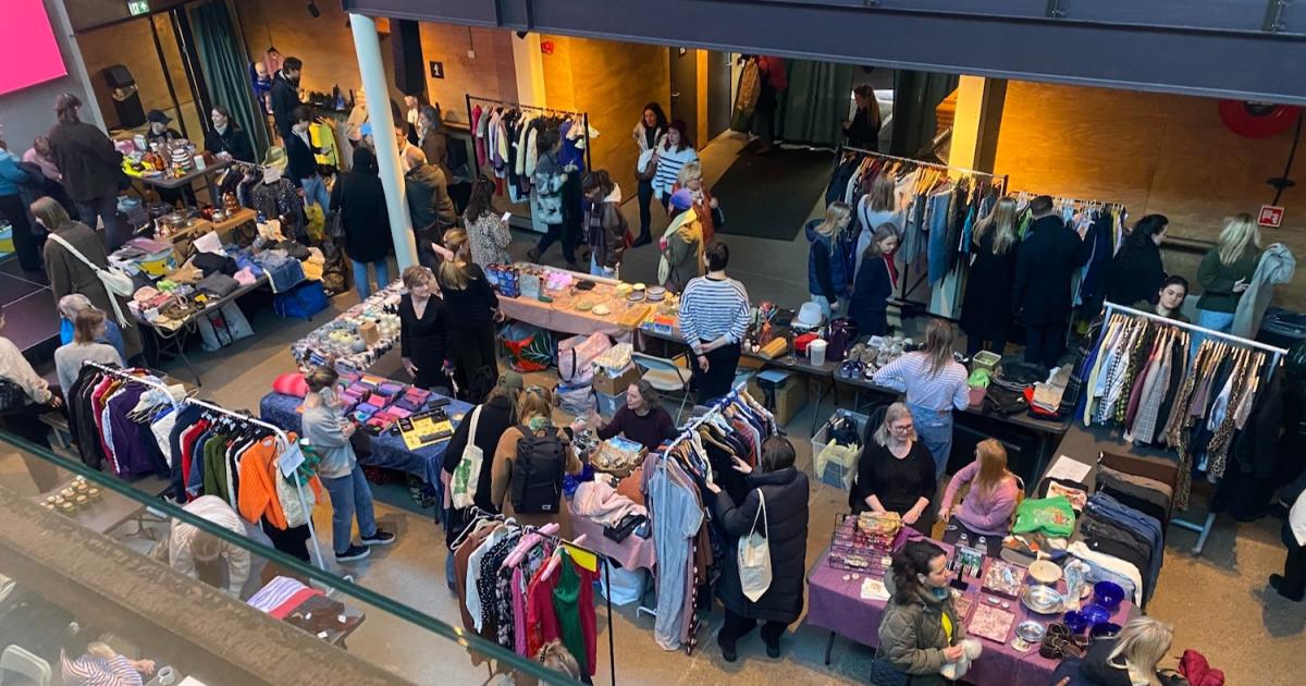 Årets første marked på Carl Berner